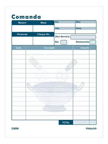 Comanda Original 58grs, Block 40 Hojas – Regem