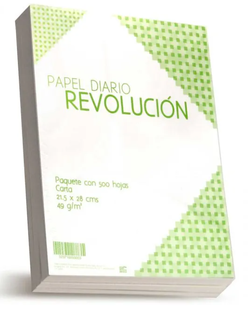Papel Natural Diario Revolucion Cappuccino Royal - 500 Hojas – Regem